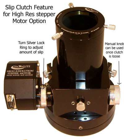 MoonLite CFL 2.5'' Large Format Crayford Refractor Focusers /w Stepper Motor V2 [MNL-CFL-25-V2 ...