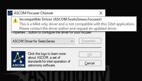 ASCOM 64bit only driver - BackyardEOS - O'Telescope