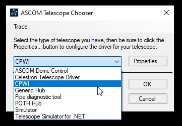 Settings to Control MY AVX Mount via ASCOM Telescope - BackyardNIKON - O'Telescope